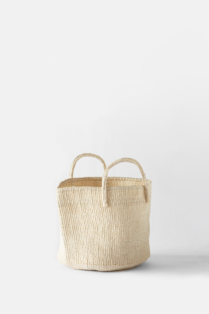 Sisal Handled Basket in Natural