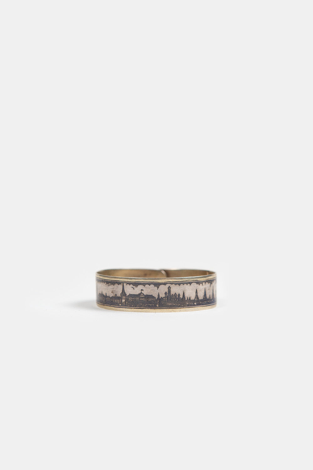 Niello Sterling Silver Landscape Bracelet